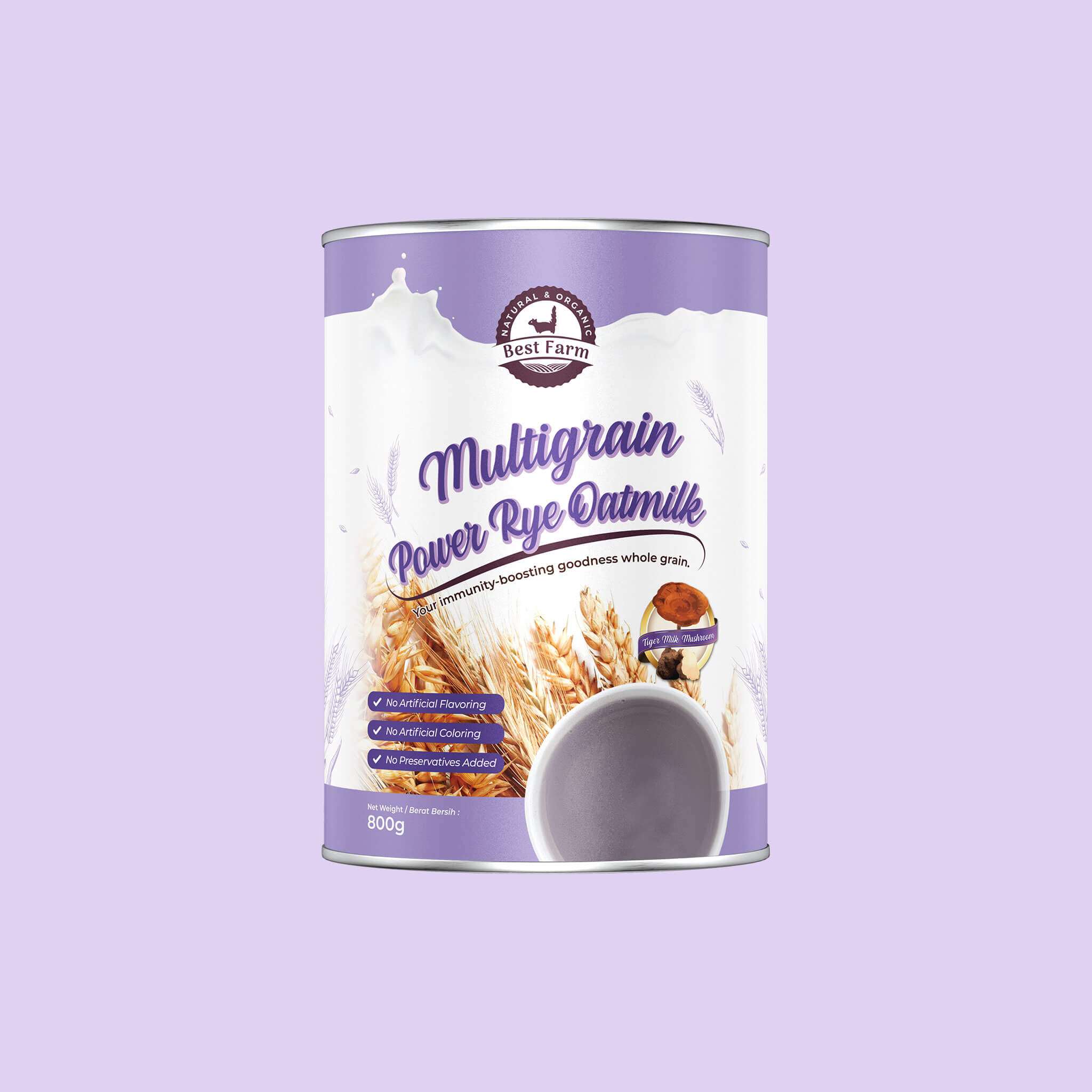 Multigrain Power Rye Oatmilk 800g – Nutrivo Malaysia