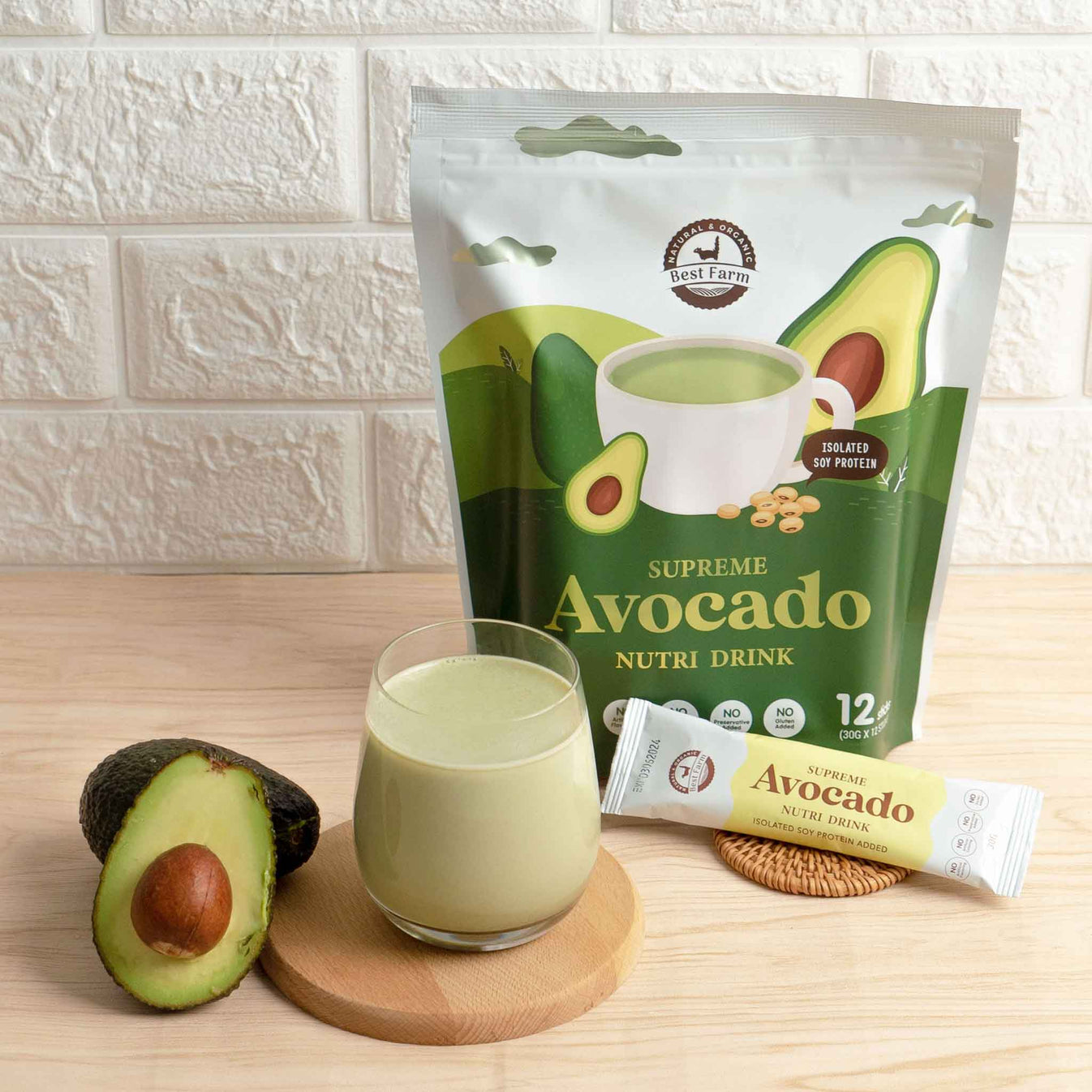 Supreme Avocado Nutri Drink 30g x 12 Sticks – Nutrivo Malaysia