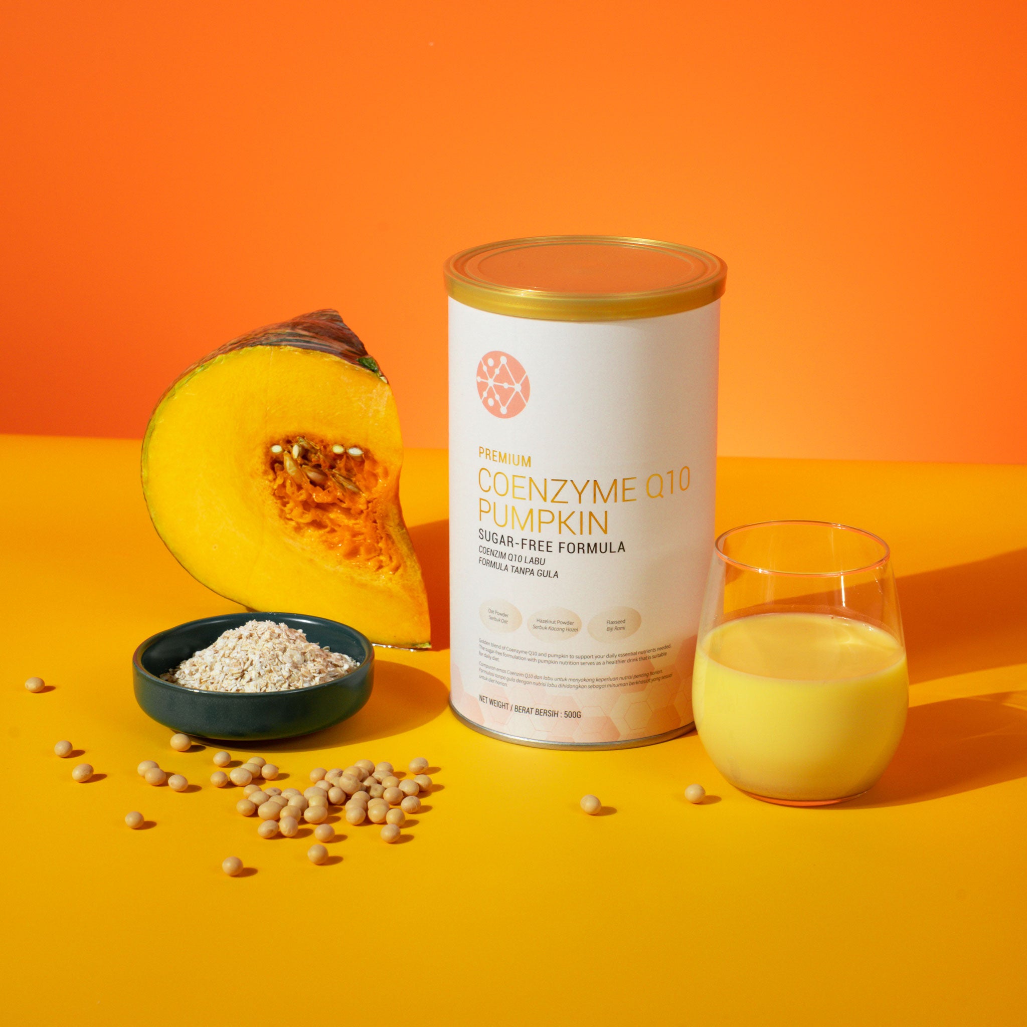 Coenzyme Q10 Pumpkin Sugar Free Formula 500g – Nutrivo Malaysia