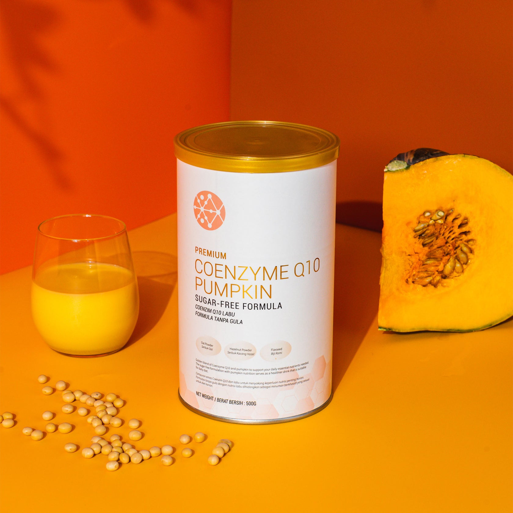 Coenzyme Q10 Pumpkin Sugar Free Formula 500g – Nutrivo Malaysia