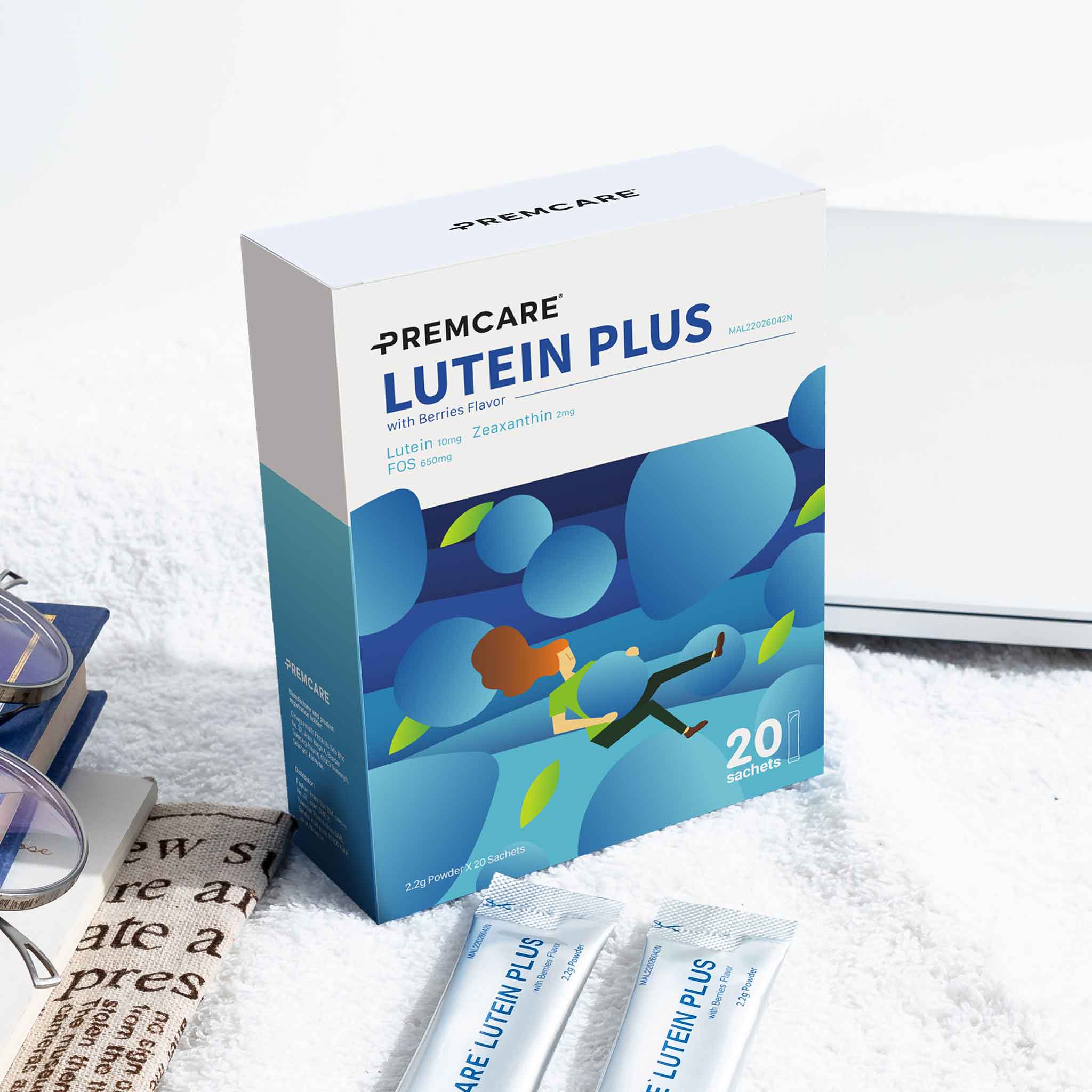 PREMCARE Lutein Plus 2.2g x 20s – Nutrivo Malaysia